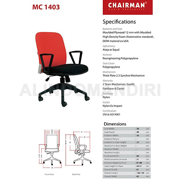 Chairman MC1403 | PT Alindoputra Mandiri Gemilang